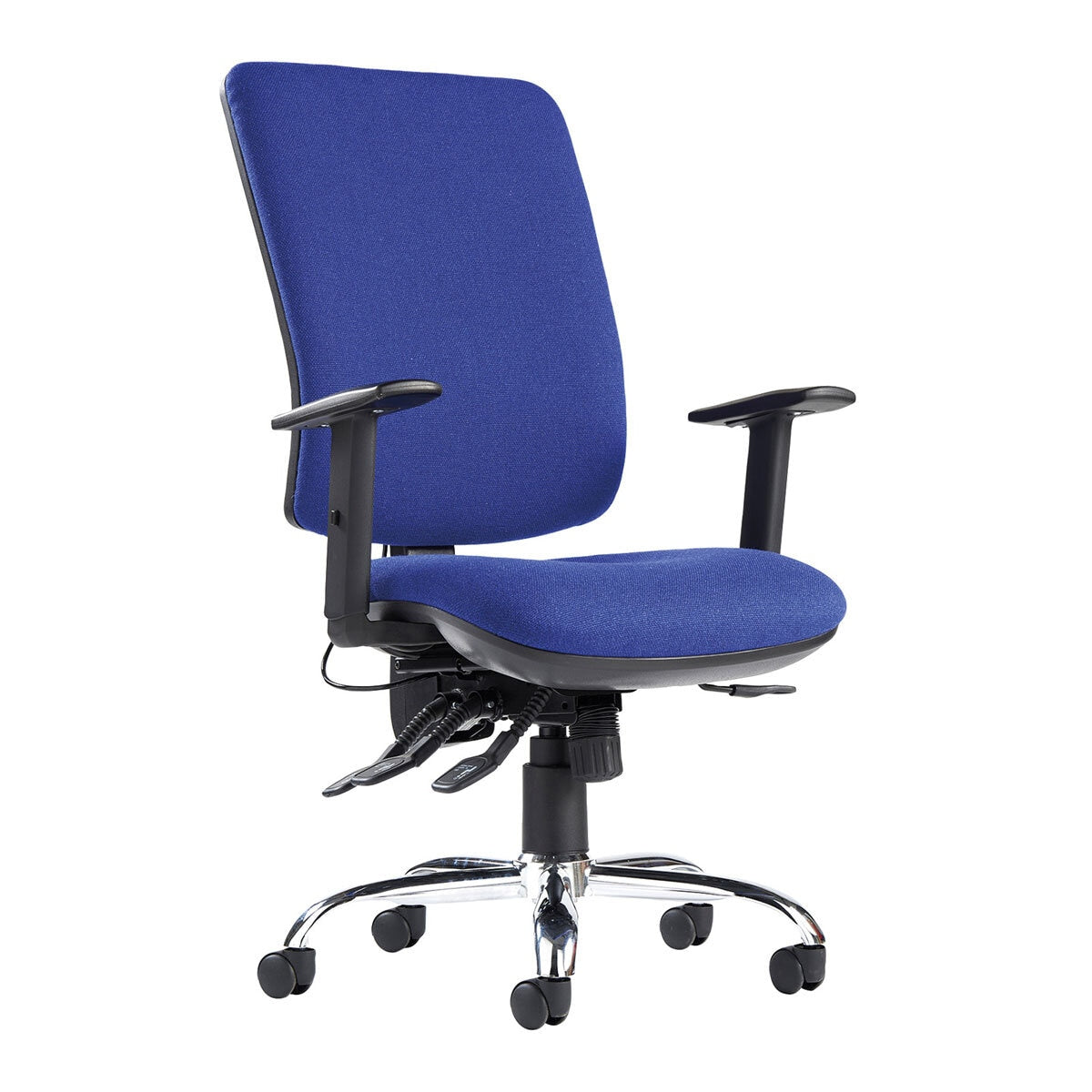 Senza Ergonomic Asynchro Task Chair, Blue – TieDex