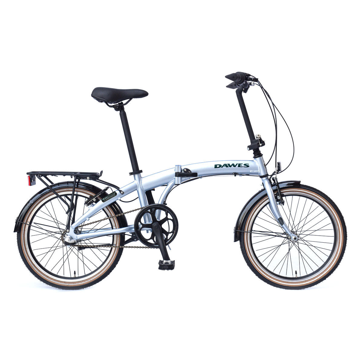 Dawes Diamond Folding Bike 20" Wheel (11" Frame) – TieDex