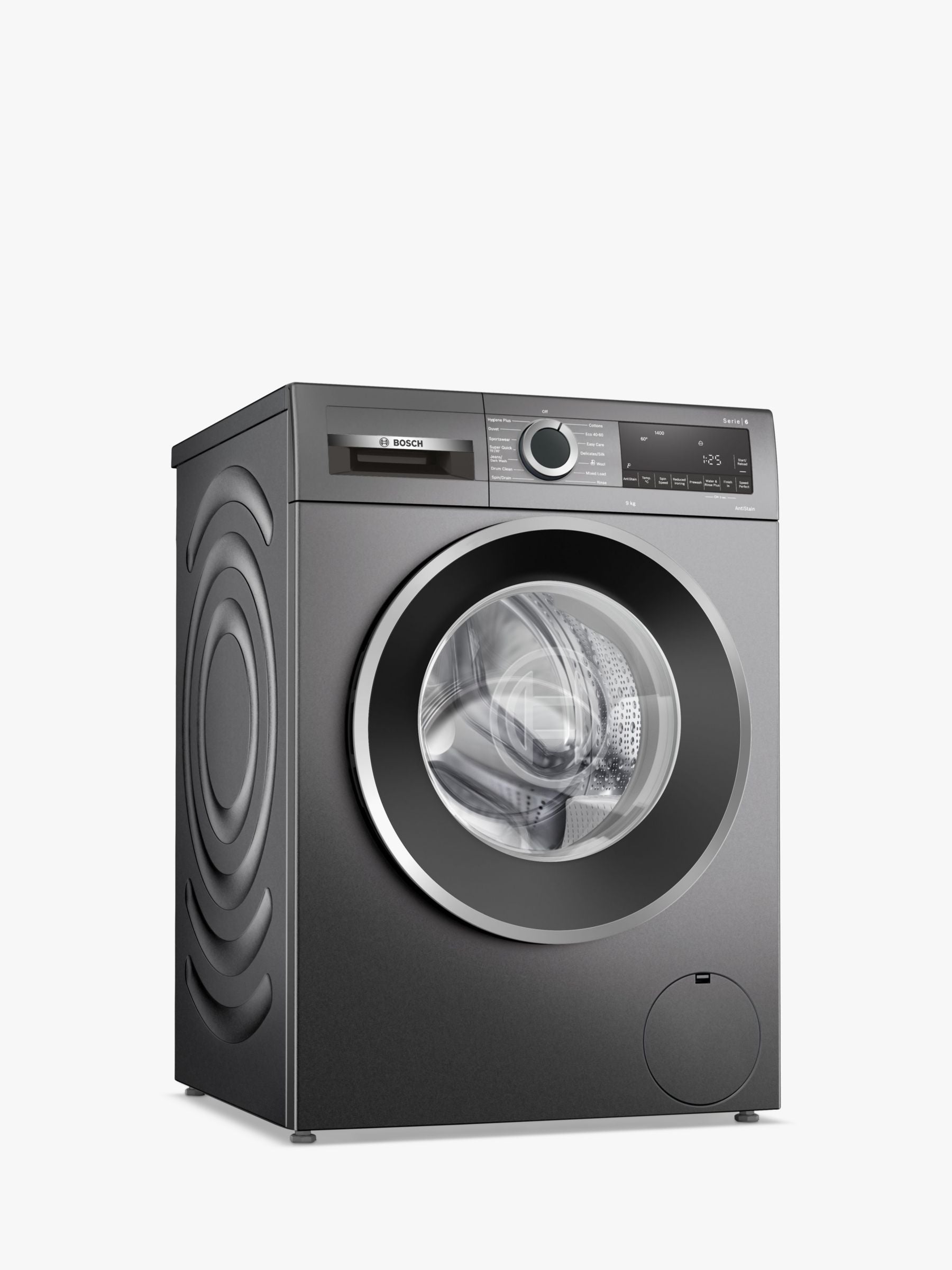 Bosch Series 6 WGG2449RGB Freestanding Washing Machine, 9kg Load, 1400 ...