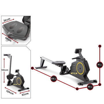 Circuit Fitness 986RW Deluxe Magnetic Folding Rowing Machine – TieDex