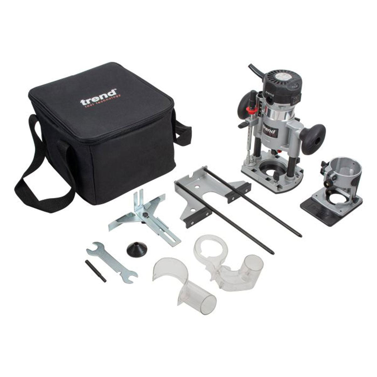 Trend T1EPS 1/4" Electric Trim & Plunge Router Kit 240V/710W – TieDex