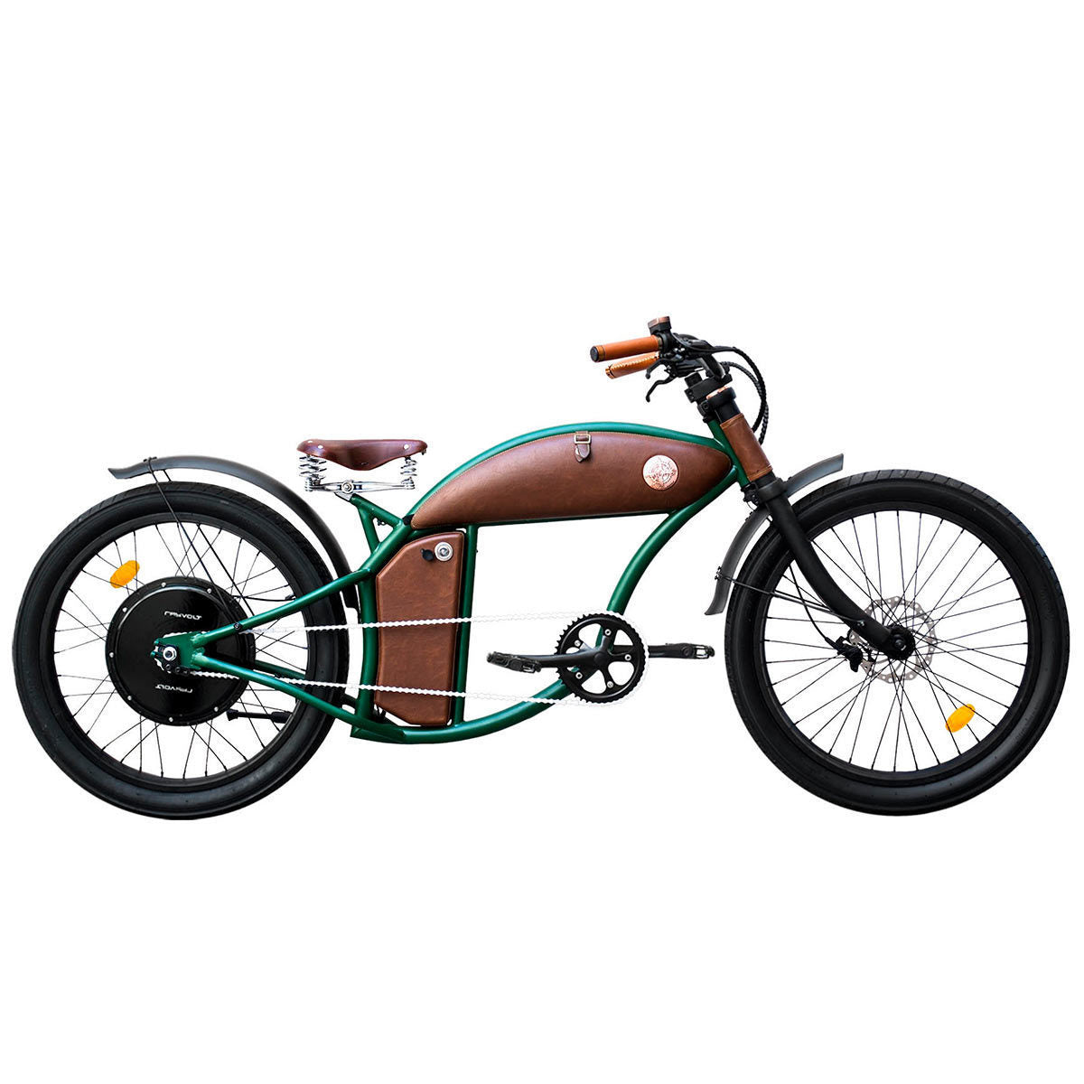 Rayvolt cruzer v3 e-bike lights rear view mirrors leather bag set assi ...